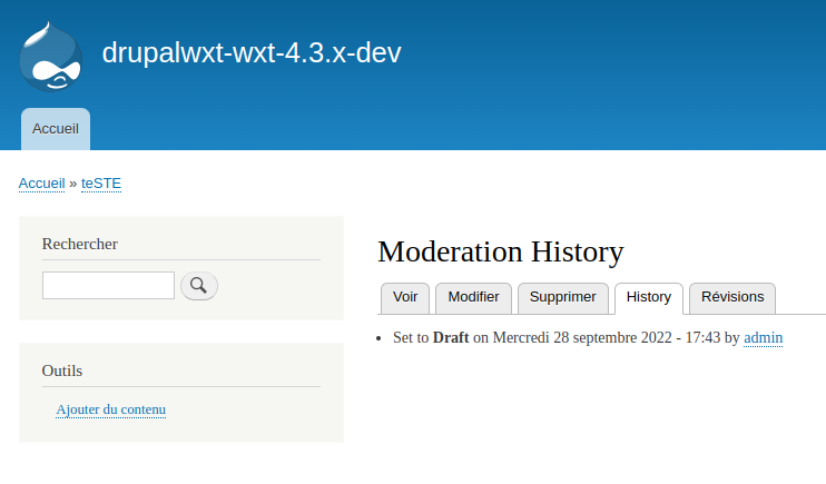 Translate the History tab [#3311926] | Drupal.org